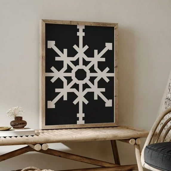 Dopaprint UNFRAMED PAPER POSTER Snowflake Poster Art, Home Decor ...