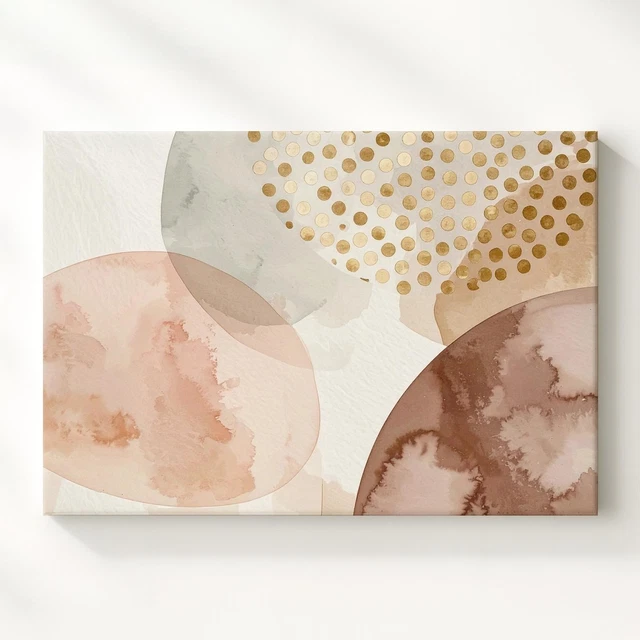 Dopaprint UNFRAMED PAPER POSTER Soft Abstract Posterpastel Overlapping ...