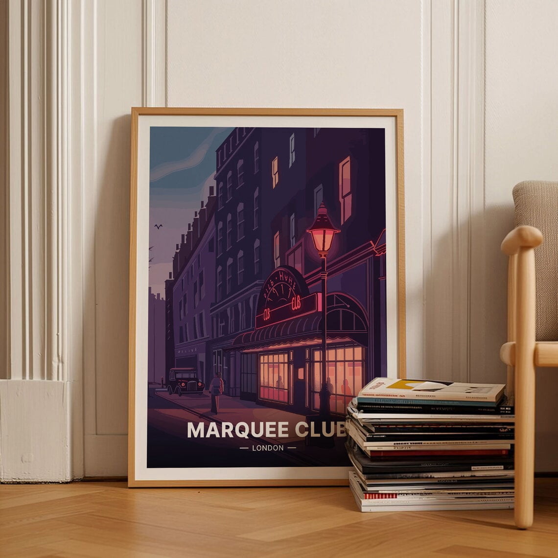 Dopaprint UNFRAMED PAPER POSTER Soho London Travel Poster, Iconic Music ...