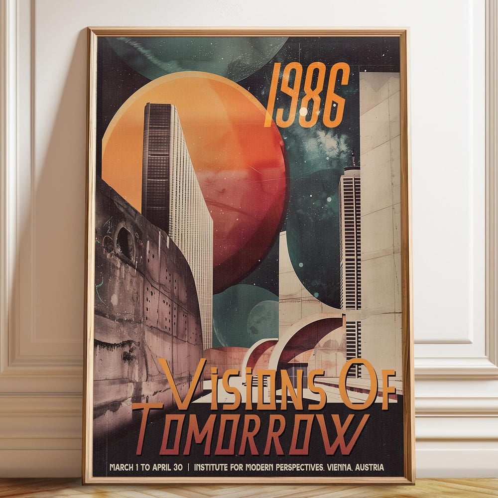 Dopaprint UNFRAMED PAPER POSTER Space Age Poster - Retro Futuristic ...