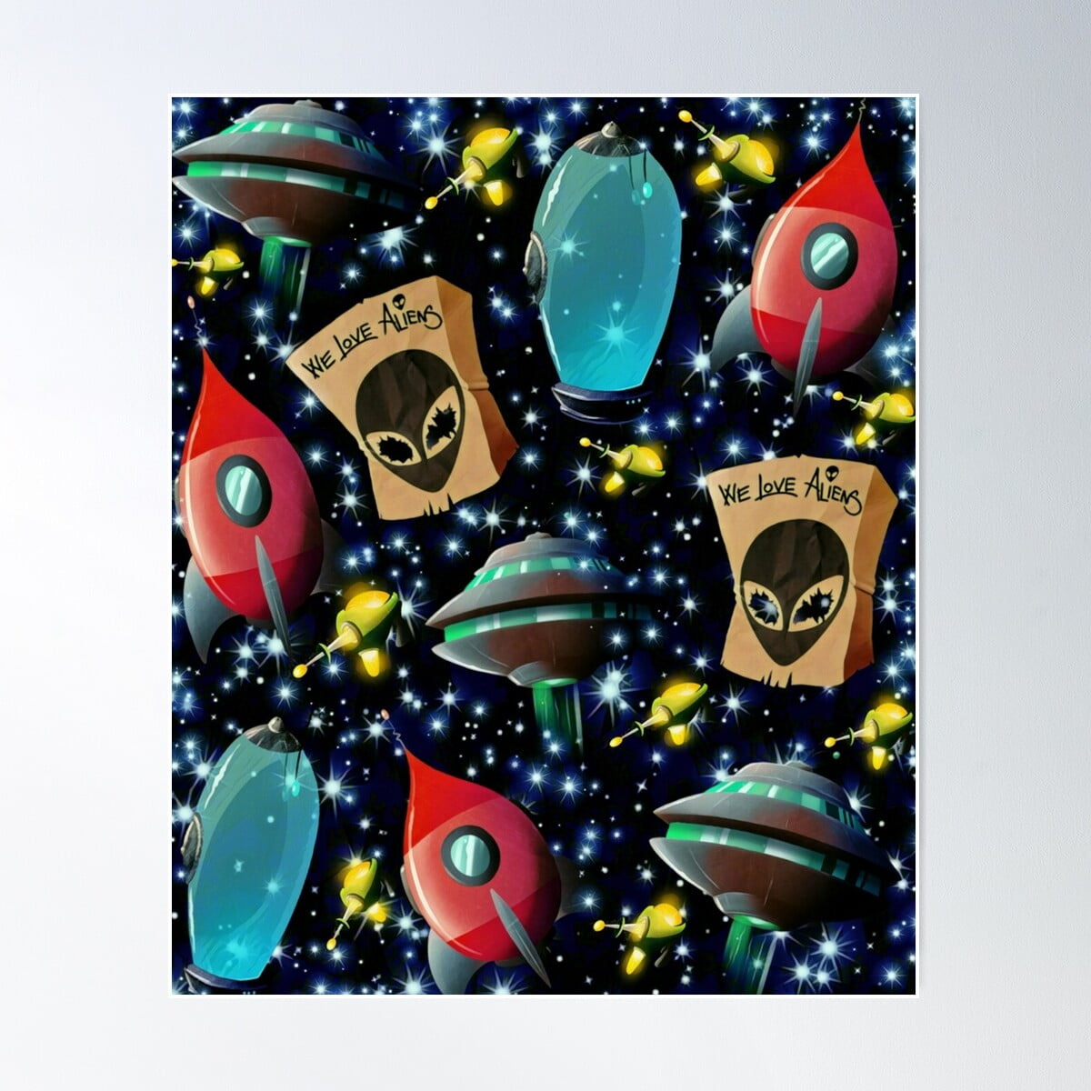 Dopaprint UNFRAMED PAPER POSTER Space Modulator Poster Wall Art, Modern ...