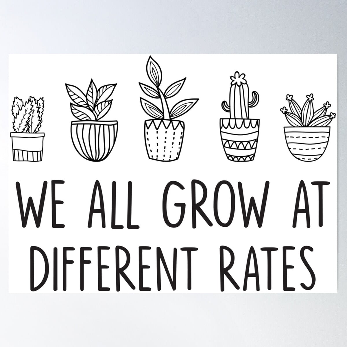 Dopaprint UNFRAMED PAPER POSTER Special Education Teacher We All Grow ...