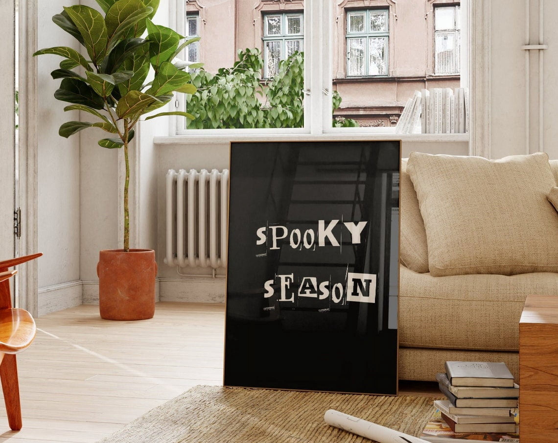 Dopaprint UNFRAMED PAPER POSTER Spooky Typography Print, Spooky Season ...