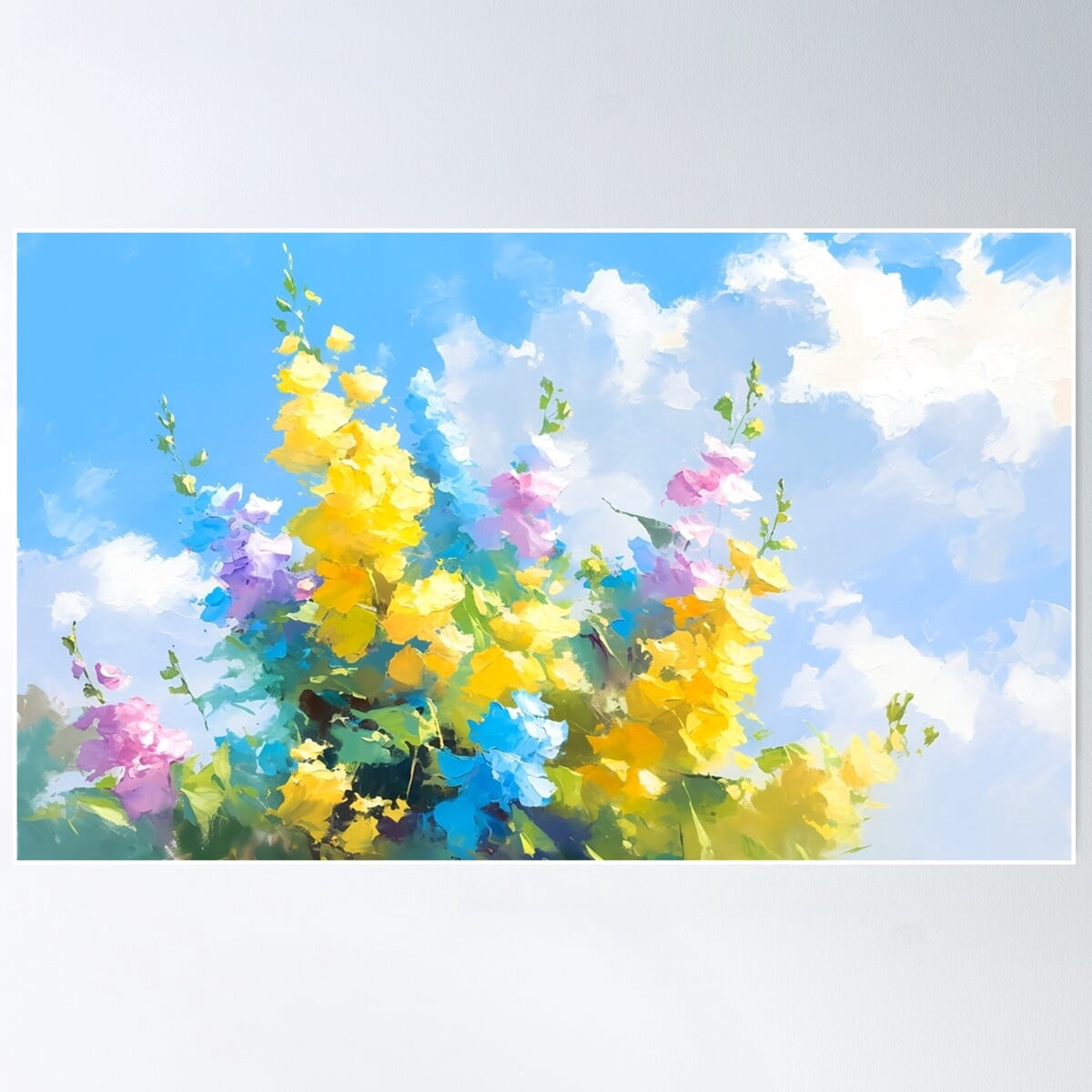 Dopaprint UNFRAMED PAPER POSTER Spring Wildflower Fields 10 Poster Wall ...