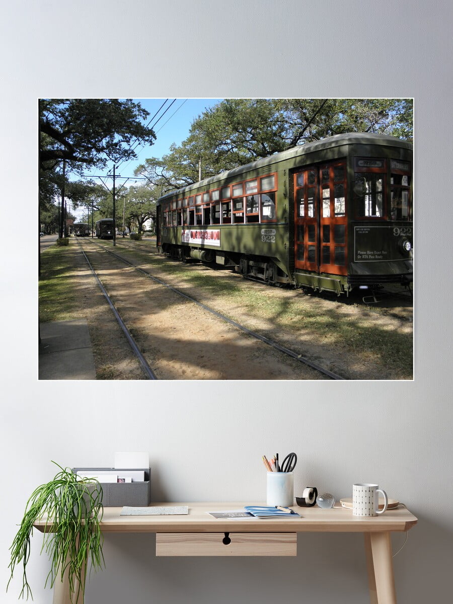 Dopaprint UNFRAMED PAPER POSTER St Charles Ave. Streetcar Line Poster ...