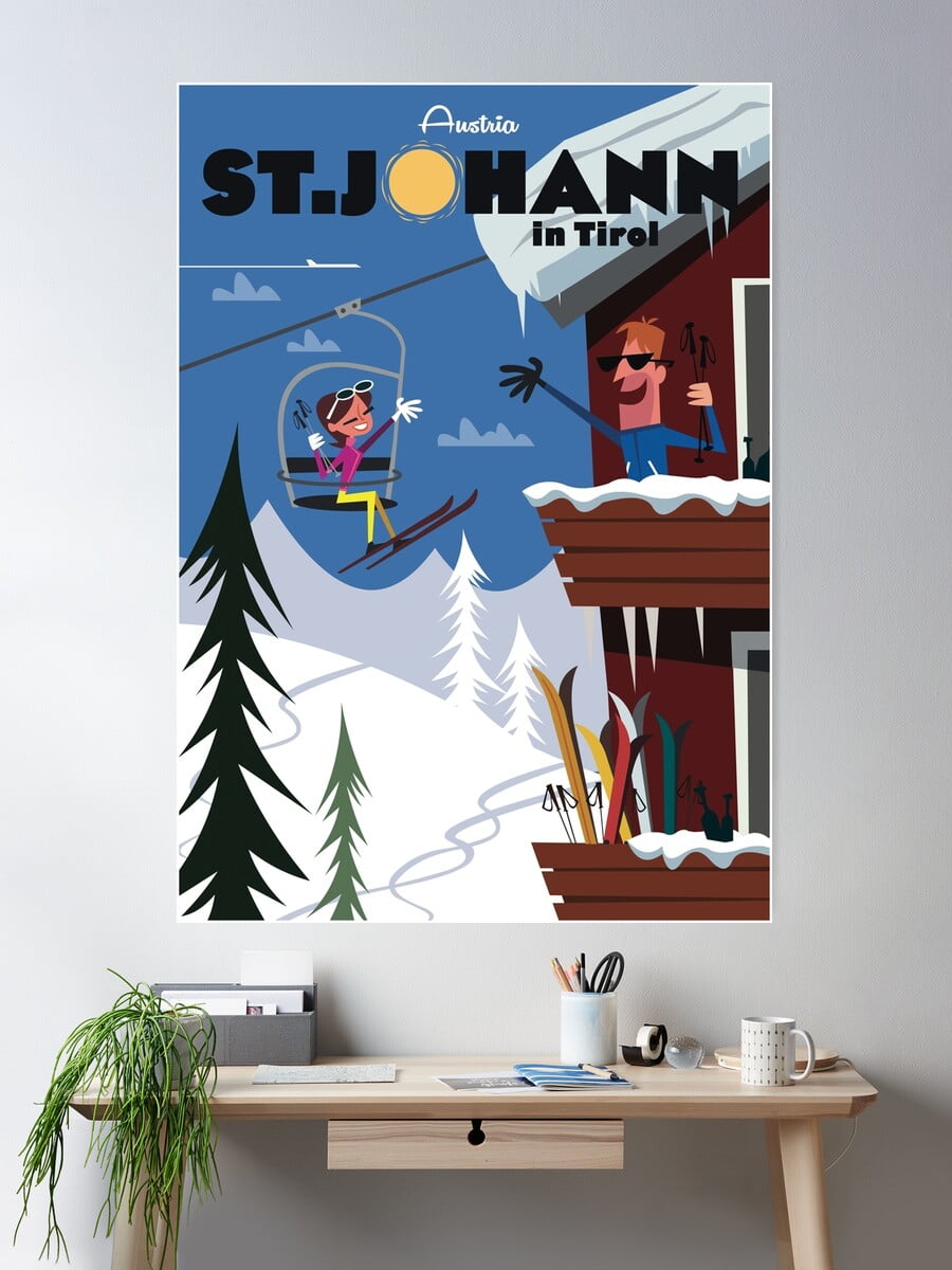 Dopaprint UNFRAMED PAPER POSTER St Johann In Tirol Poster Wall Art ...