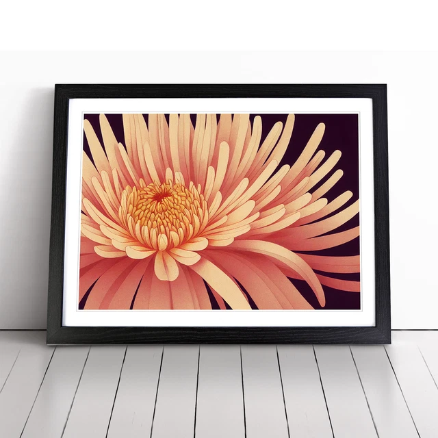 Dopaprint UNFRAMED PAPER POSTER Staggering Chrysanthemum Flower Wall ...