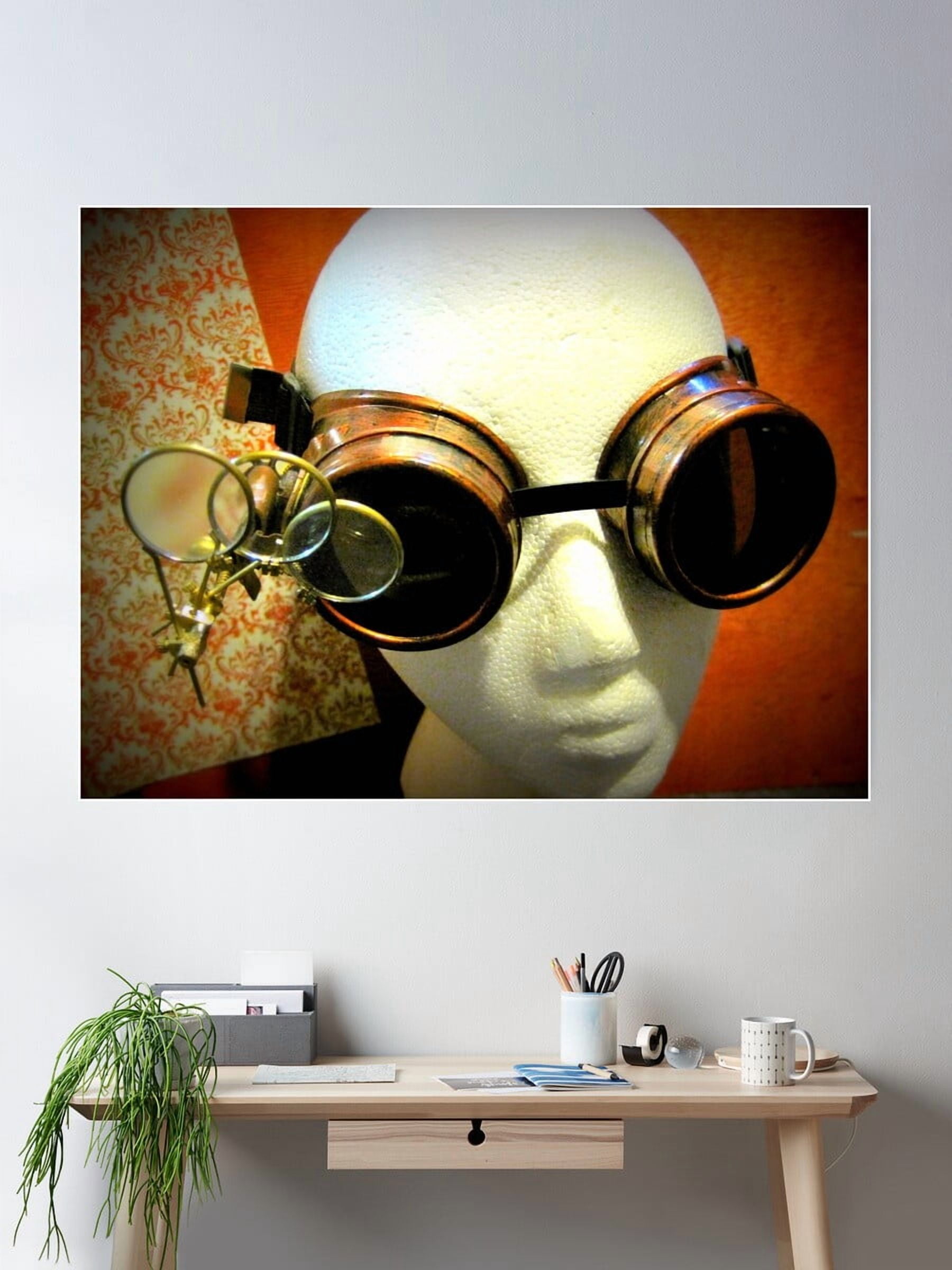 Dopaprint UNFRAMED PAPER POSTER Steampunk Goggles 1.0 Poster Wall Art ...