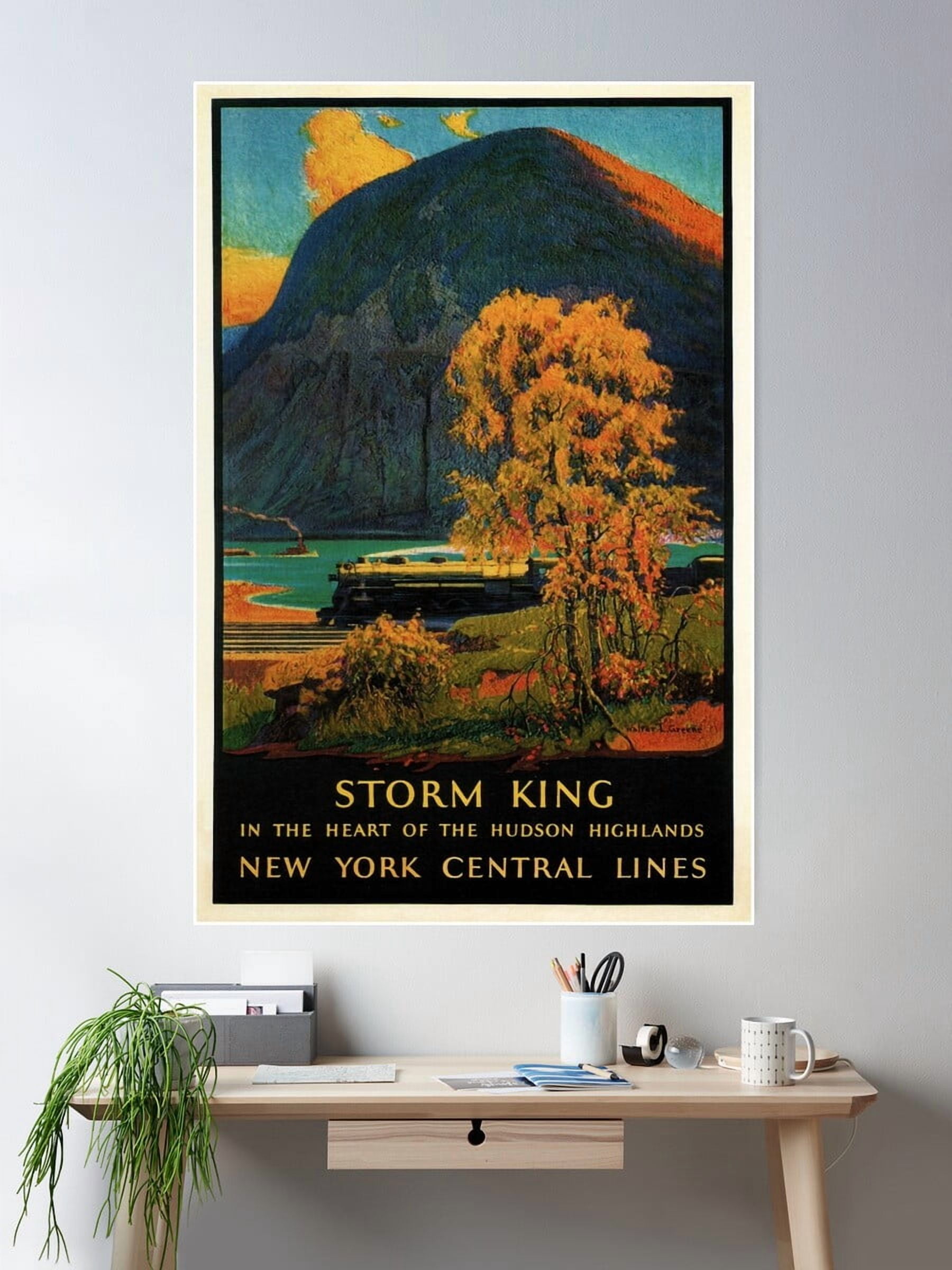 Dopaprint UNFRAMED PAPER POSTER Storm King Hudson Highlands New York ...