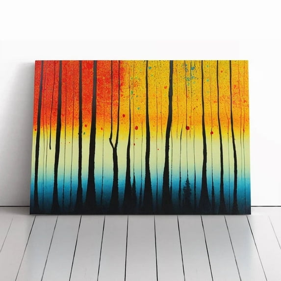 Dopaprint UNFRAMED PAPER POSTER Summer Forest Paint Splatter Vol.4 ...