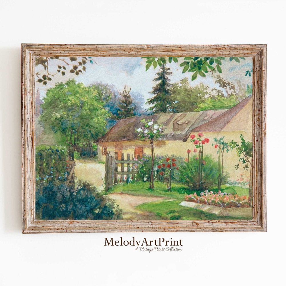 Dopaprint UNFRAMED PAPER POSTER Summer Landscape Painting Print, French ...