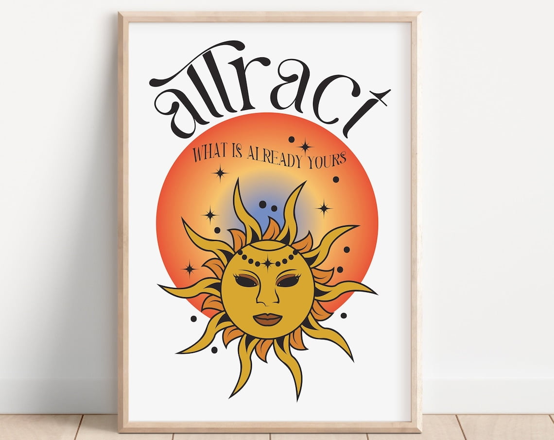 Dopaprint UNFRAMED PAPER POSTER Sun Gradient Energy Attract What Is ...
