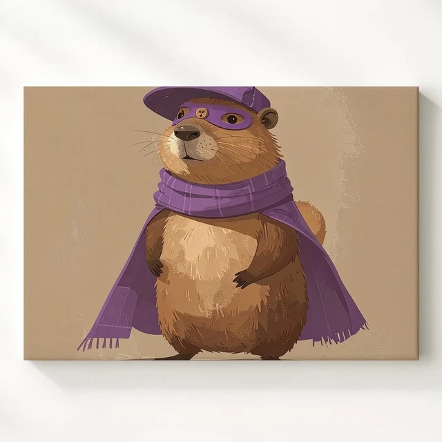 Dopaprint UNFRAMED PAPER POSTER Superhero Animal Character Posterquirky ...