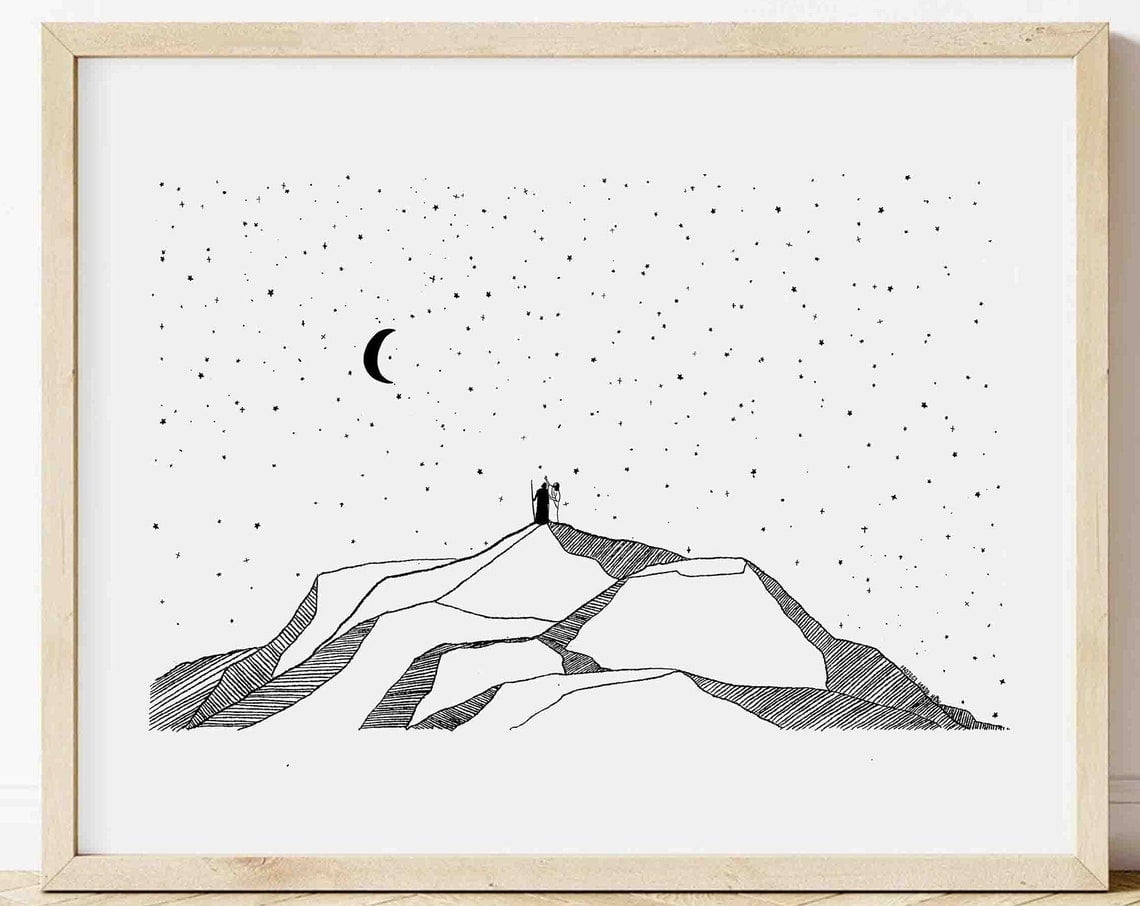 Dopaprint UNFRAMED PAPER POSTER Surfing On Blue Waves ,Tretched ...