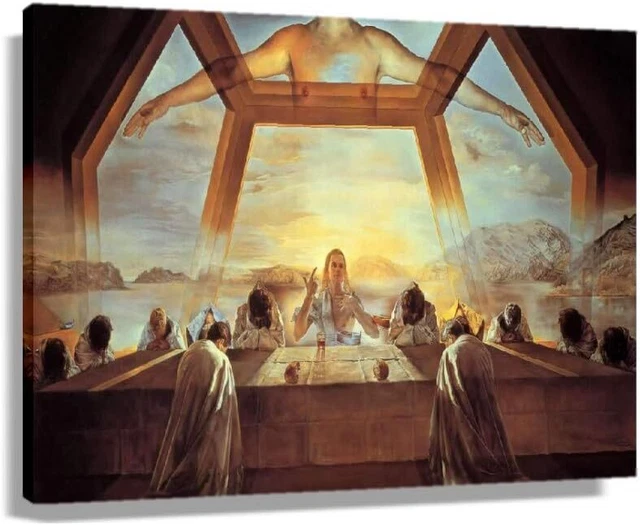 Dopaprint UNFRAMED PAPER POSTER Surrealisme Salvador Dali The Sacrament ...