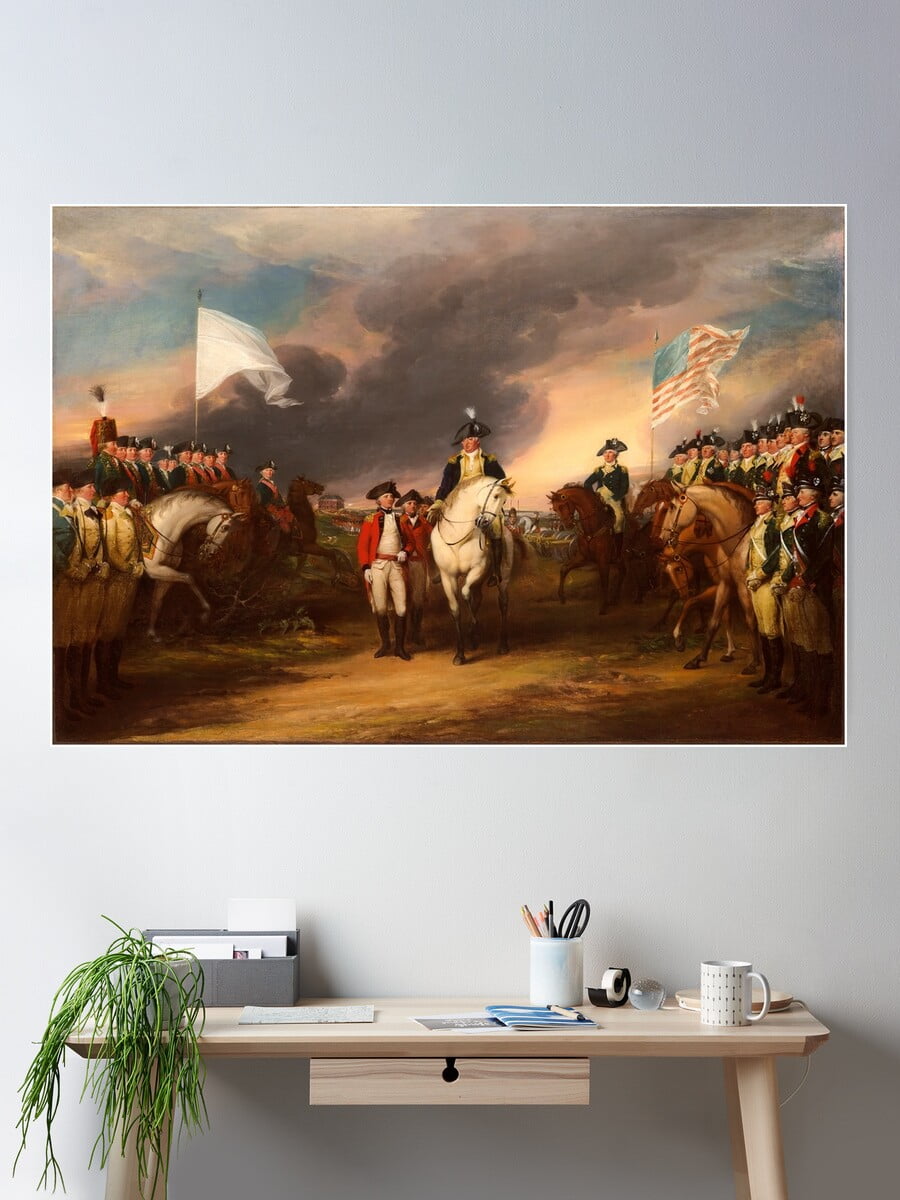 Dopaprint UNFRAMED PAPER POSTER Surrender Of Lord Cornwallis By John ...