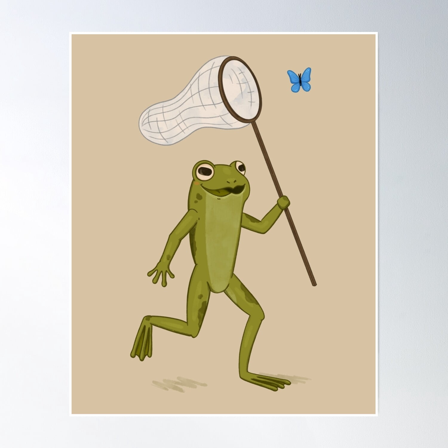 Dopaprint UNFRAMED PAPER POSTER Tacky Bug Catching Frog Poster Wall Art ...