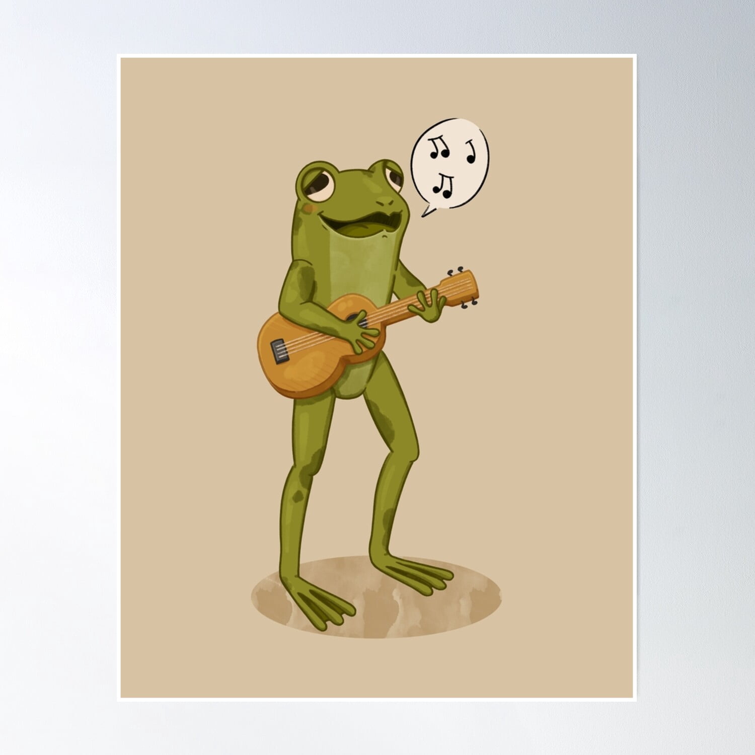 Dopaprint UNFRAMED PAPER POSTER Tacky Singing Frog Poster Wall Art ...