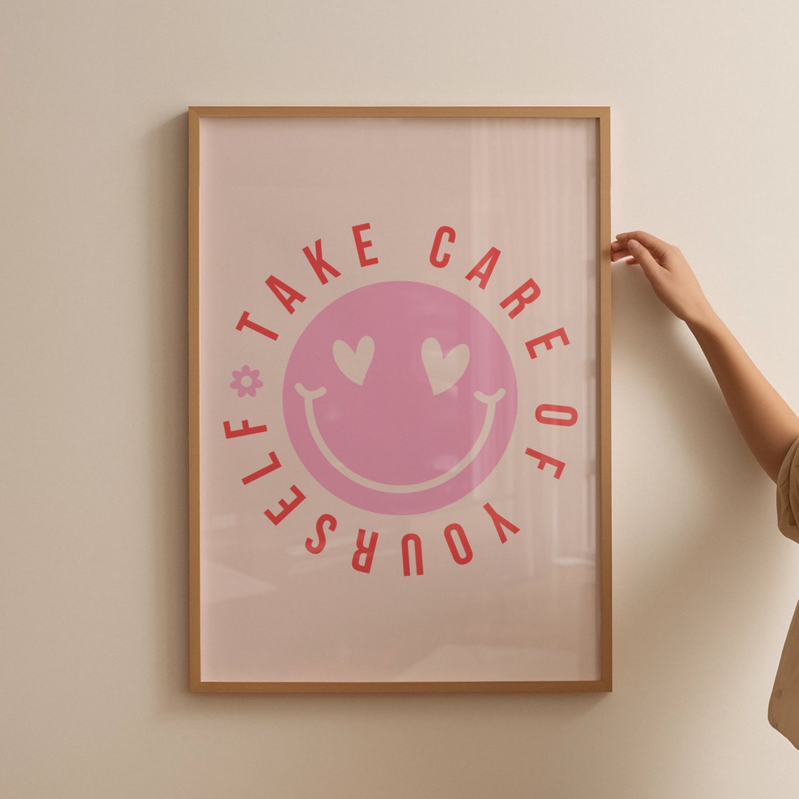 Dopaprint UNFRAMED PAPER POSTER Take Care Of Yourself Quote Wall Print ...