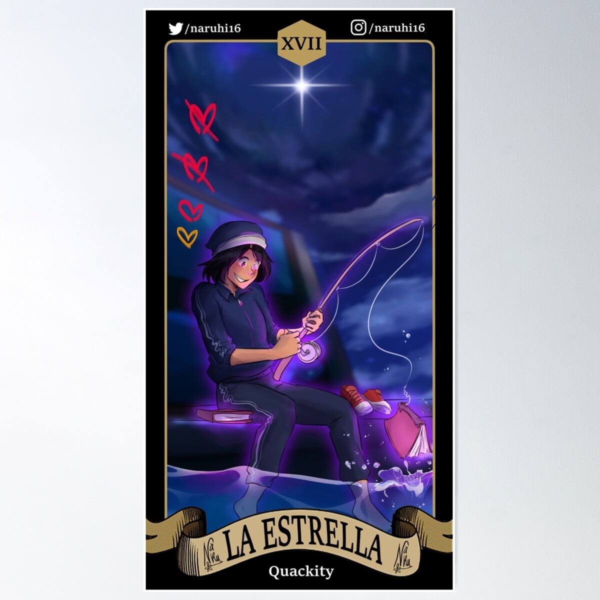 Dopaprint UNFRAMED PAPER POSTER Tarot The Star Poster Wall Art, Modern ...