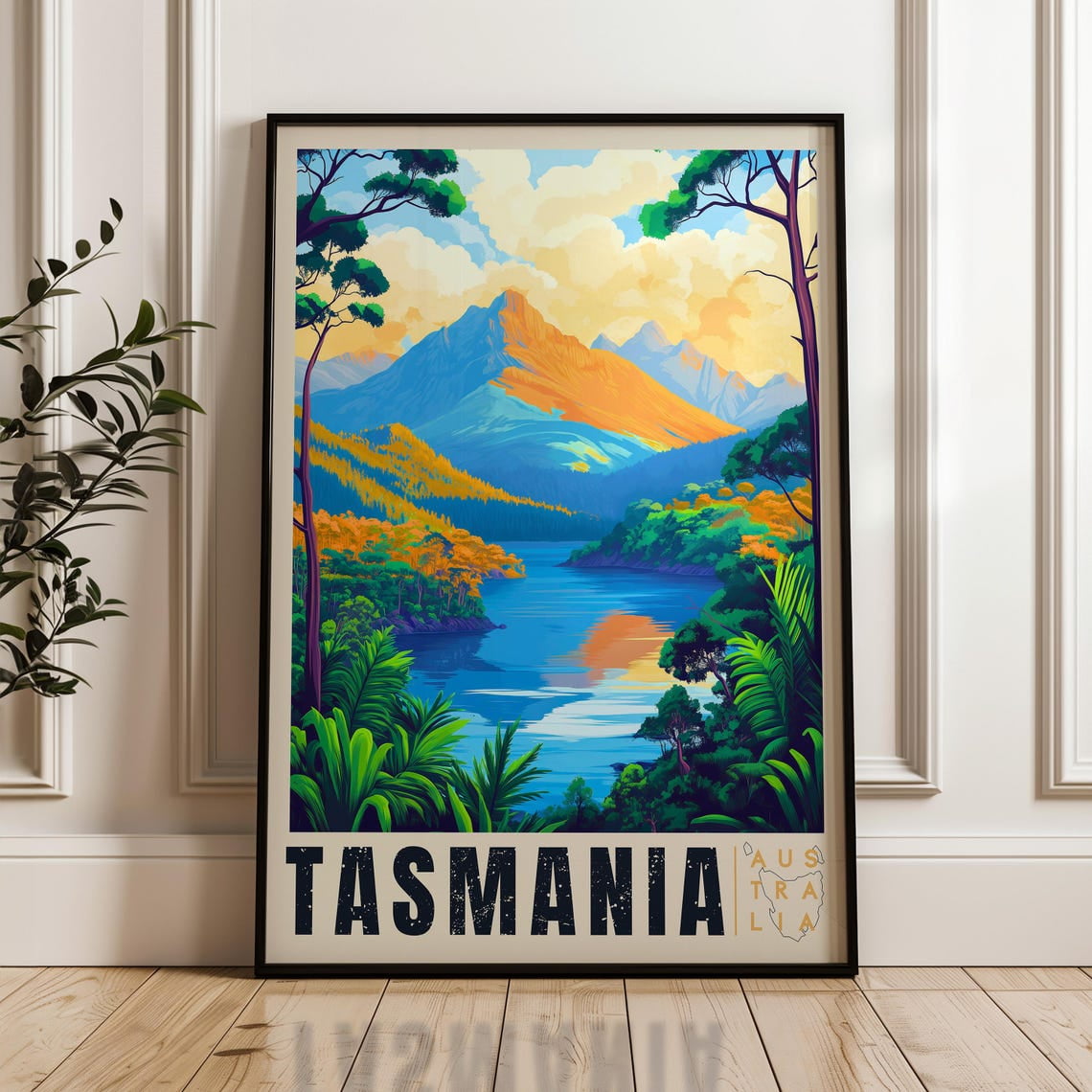Dopaprint UNFRAMED PAPER POSTER Tasmania Travel Poster - Australia Wall ...
