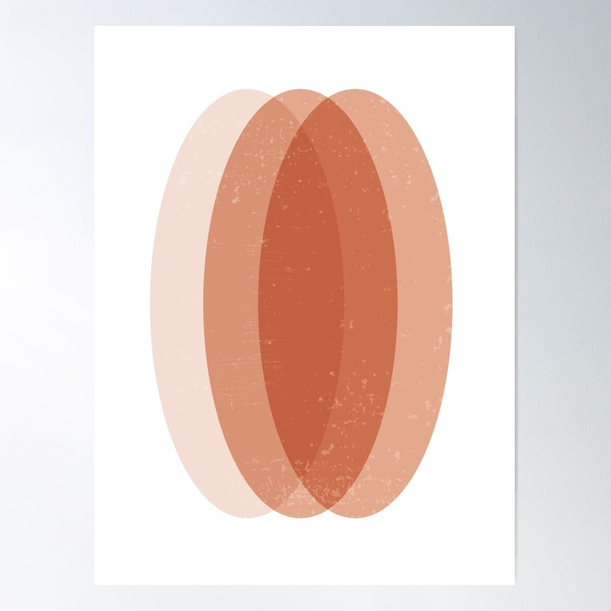 Dopaprint UNFRAMED PAPER POSTER Terracotta Abstract 71 - Modern ...