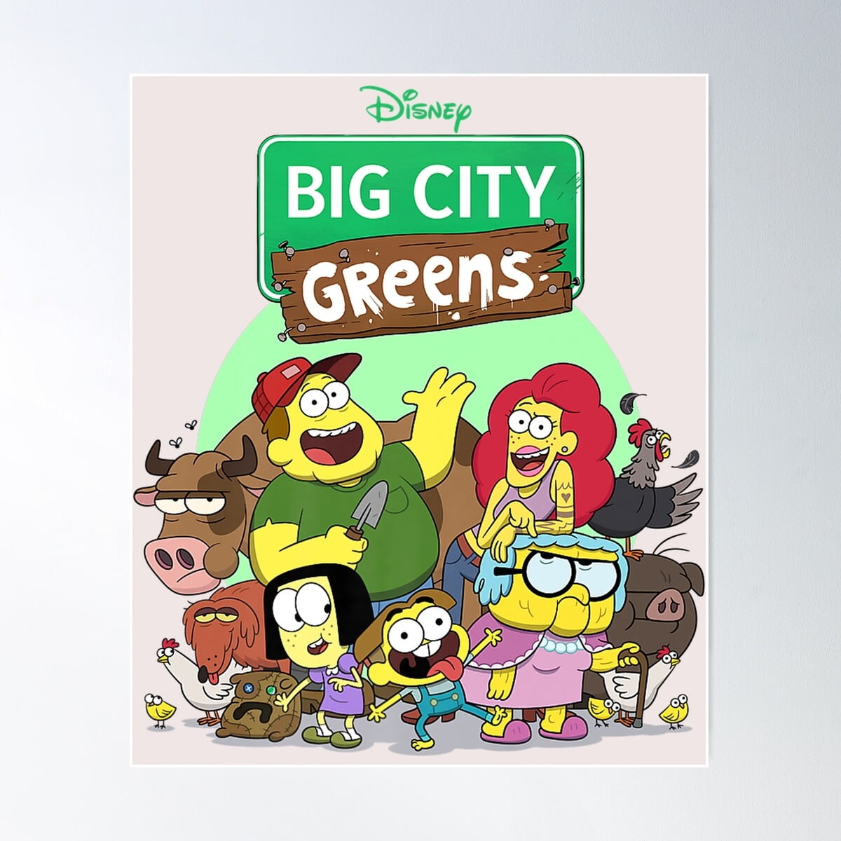 Dopaprint UNFRAMED PAPER POSTER The Big City Greener Farm Group ...