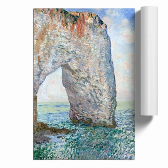 Dopaprint UNFRAMED PAPER POSTER The Manneporte Near Etretat By Claude ...