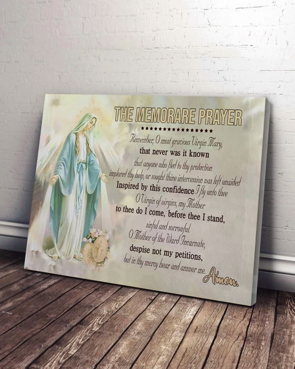 Dopaprint UNFRAMED PAPER POSTER The Memorare Prayer That Never Was It ...