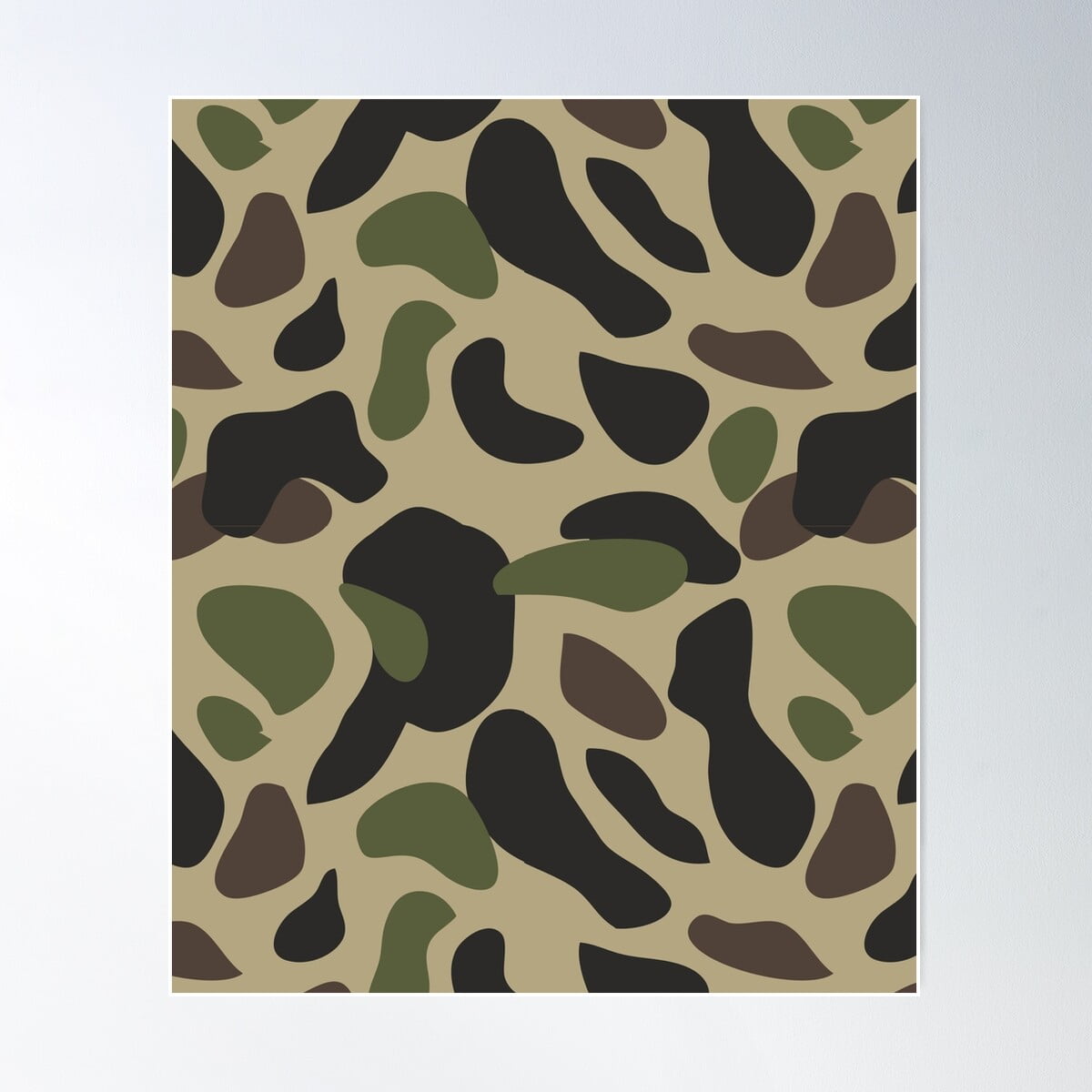Dopaprint UNFRAMED PAPER POSTER The Original Jungle Warfare Camouflage ...