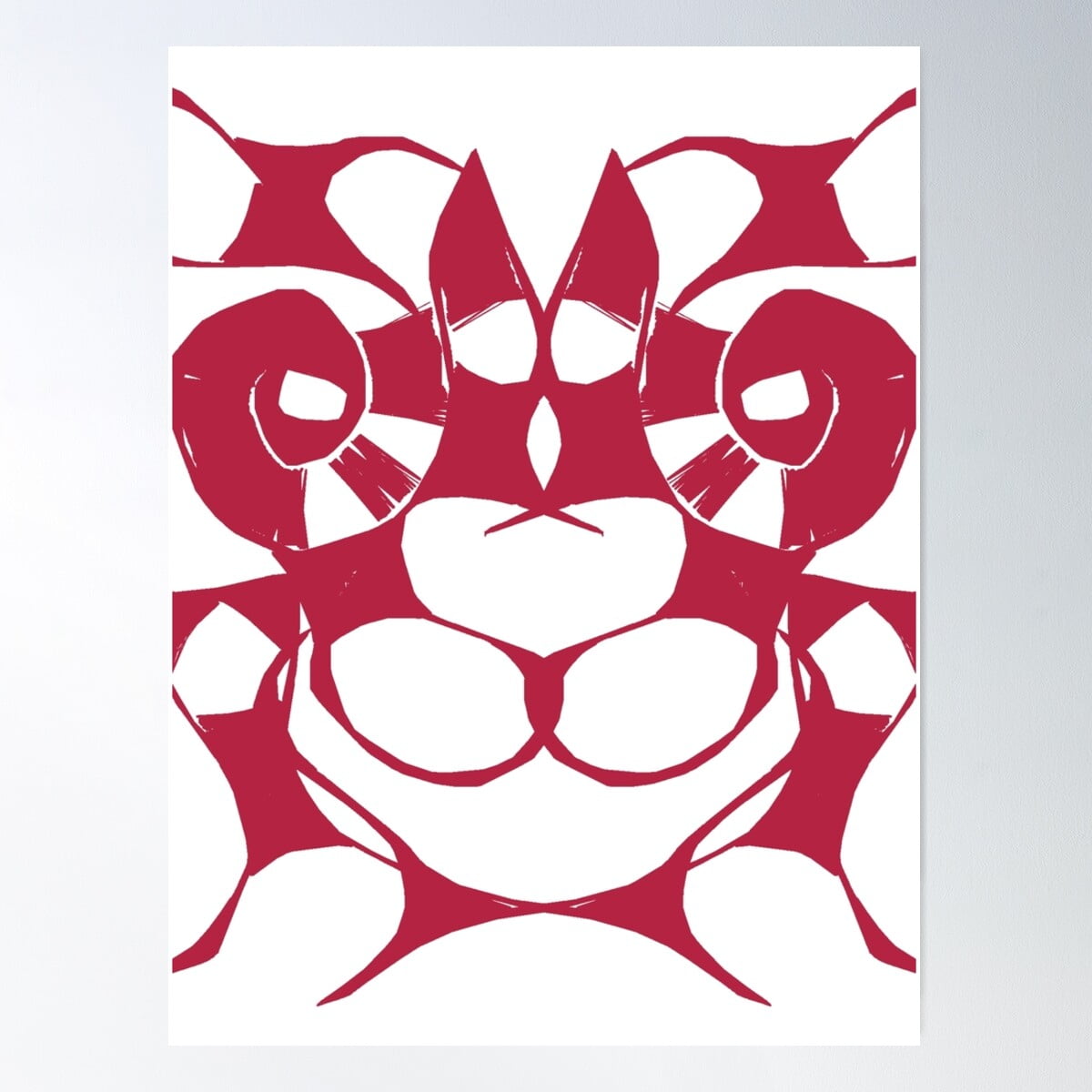 Dopaprint UNFRAMED PAPER POSTER The Red Super Hero Poster Wall Art ...