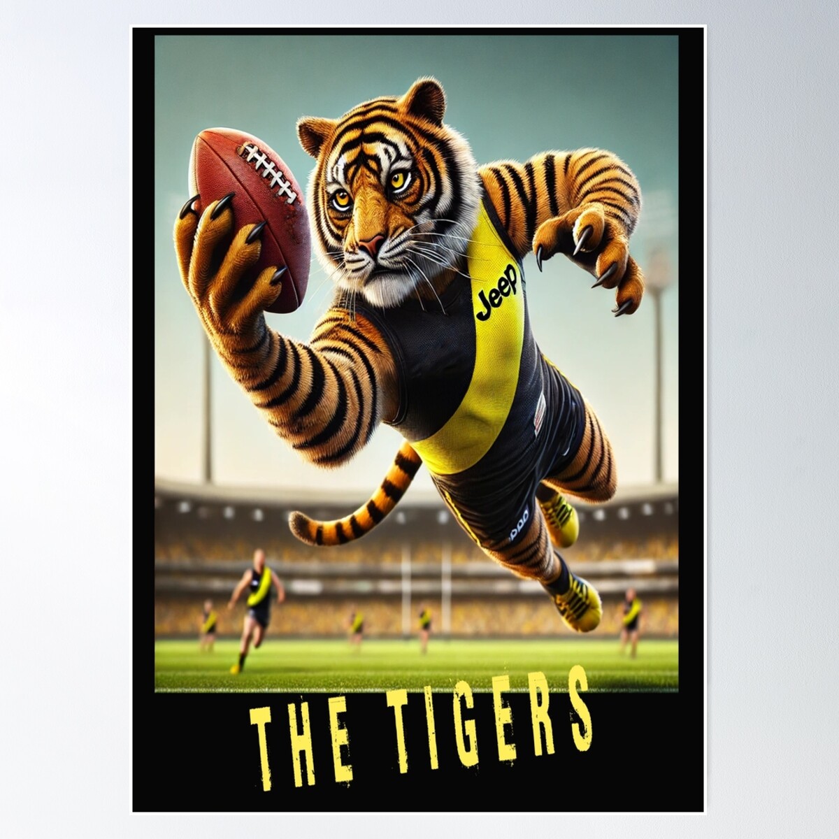 Dopaprint UNFRAMED PAPER POSTER The Tigers Poster Wall Art, Modern Wall ...