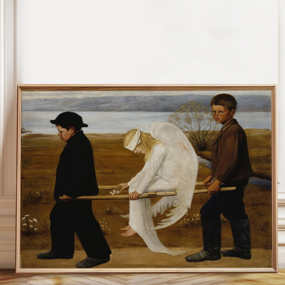Dopaprint UNFRAMED PAPER POSTER The Wounded Angel By Hugo Simberg 1903 ...
