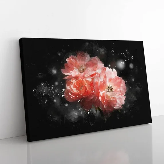 Dopaprint UNFRAMED PAPER POSTER Three Pink Flowers Wall Art Print ...