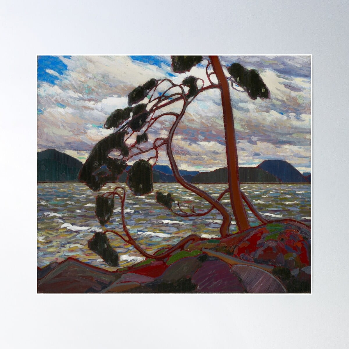 Dopaprint UNFRAMED PAPER POSTER Tom Thomson - The West Wind Poster Wall ...