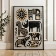 Dopaprint UNFRAMED PAPER POSTER Traditional Mexi.Can Animals Poster ...