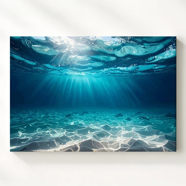 Dopaprint UNFRAMED PAPER POSTER Tranquil Ocean Depths Postersunlit ...