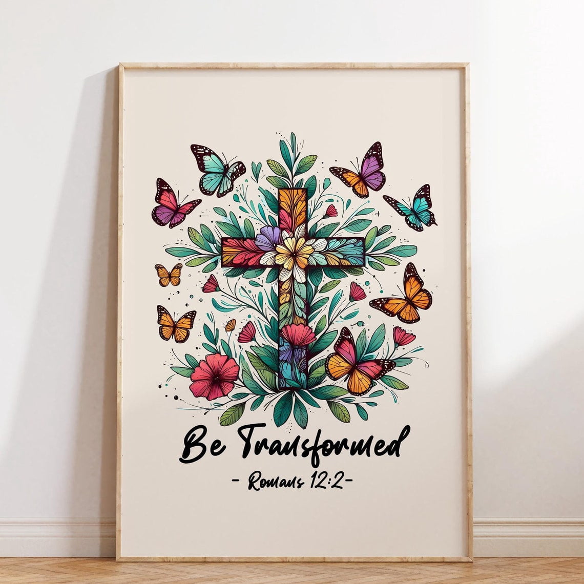 Dopaprint UNFRAMED PAPER POSTER Be Transformed Print, Christian Wall ...