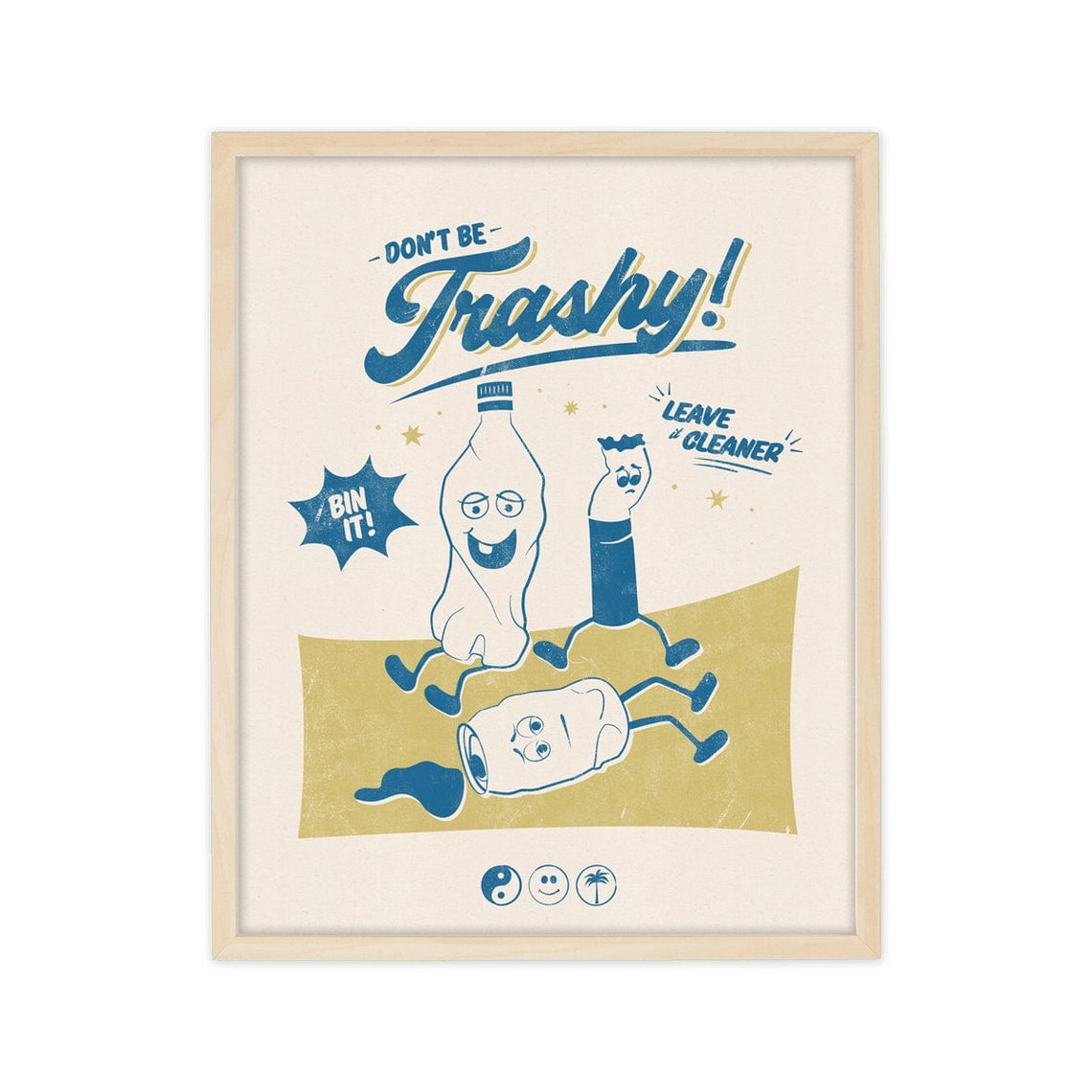 Dopaprint UNFRAMED PAPER POSTER Don'T Be Trashy, Summertime Public ...