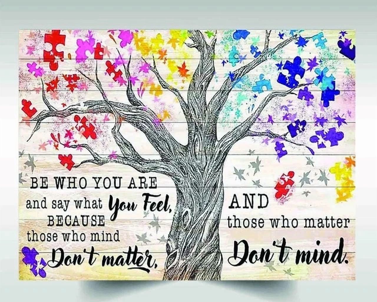 Dopaprint UNFRAMED PAPER POSTER Tree Poster , Poster Be Who You Are And ...