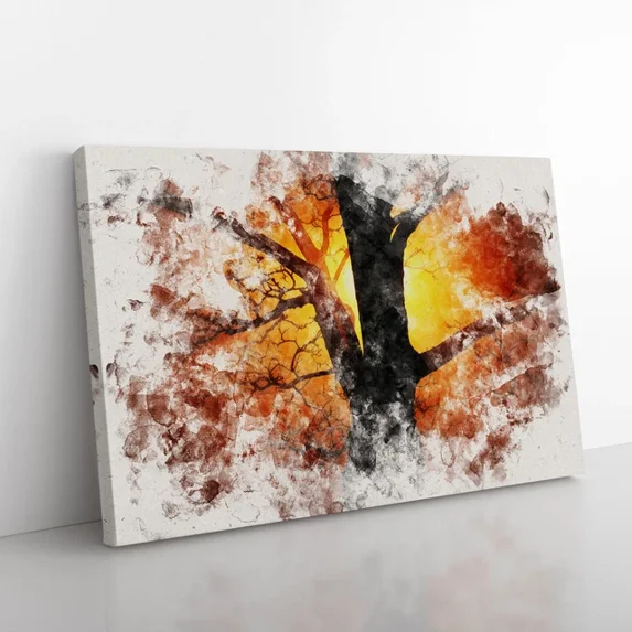 Dopaprint UNFRAMED PAPER POSTER Tree At Sunset Vol.5 Wall Art Print ...