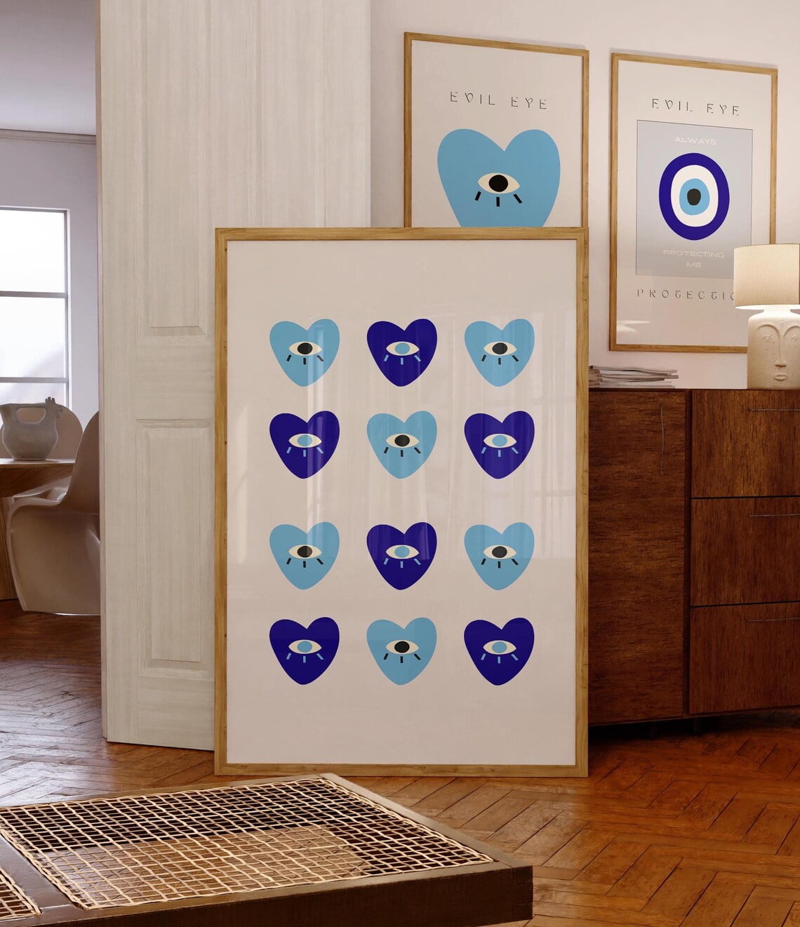 Dopaprint UNFRAMED PAPER POSTER Trendy Evil Eye Protection Print-Nazar ...