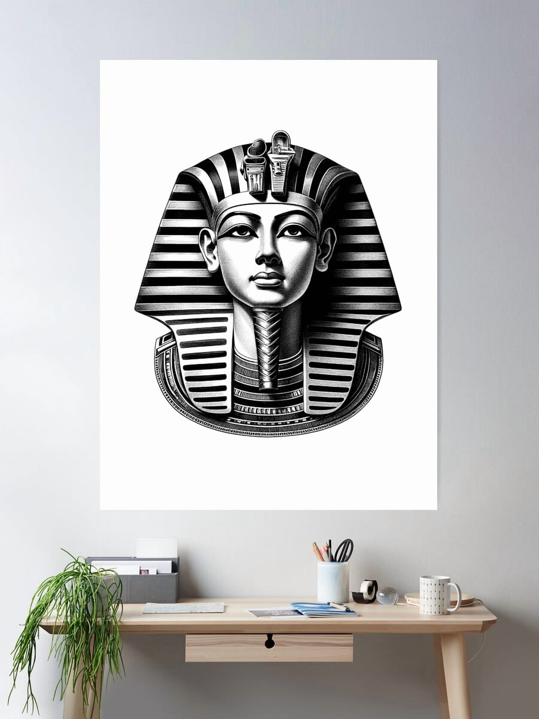 Dopaprint UNFRAMED PAPER POSTER Tutankhamun Portrait Emerges As Of ...