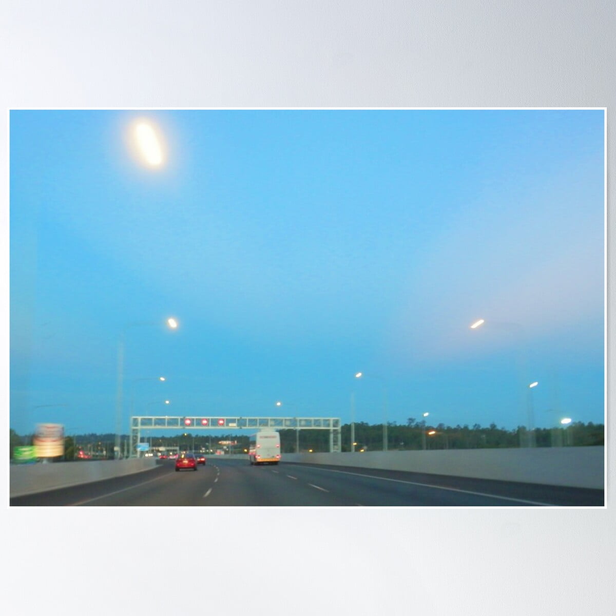 Dopaprint UNFRAMED PAPER POSTER Ufo Freeway Poster Wall Art, Modern ...