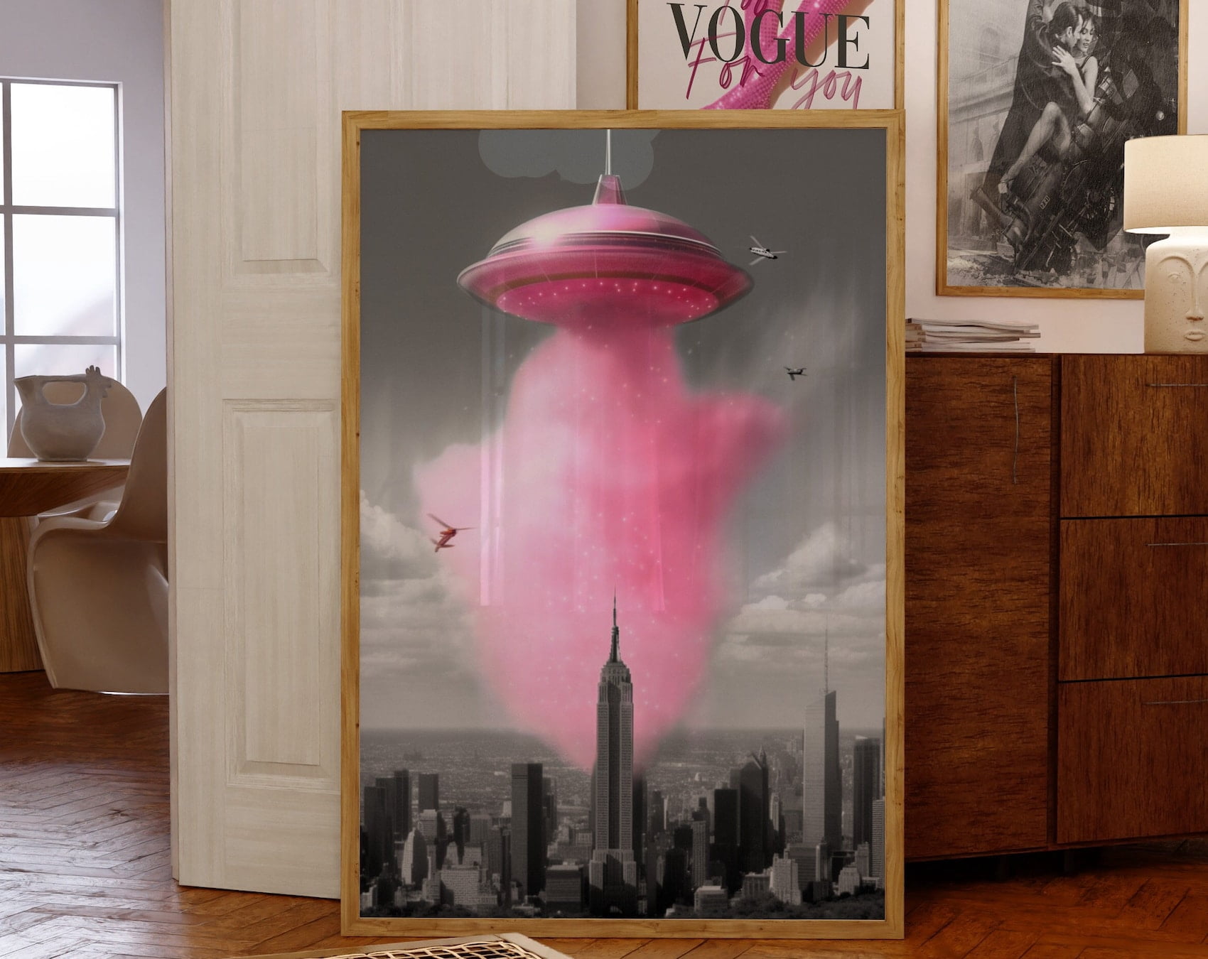 Dopaprint UNFRAMED PAPER POSTER Ufo Print, Fashion Wall Art, New York ...