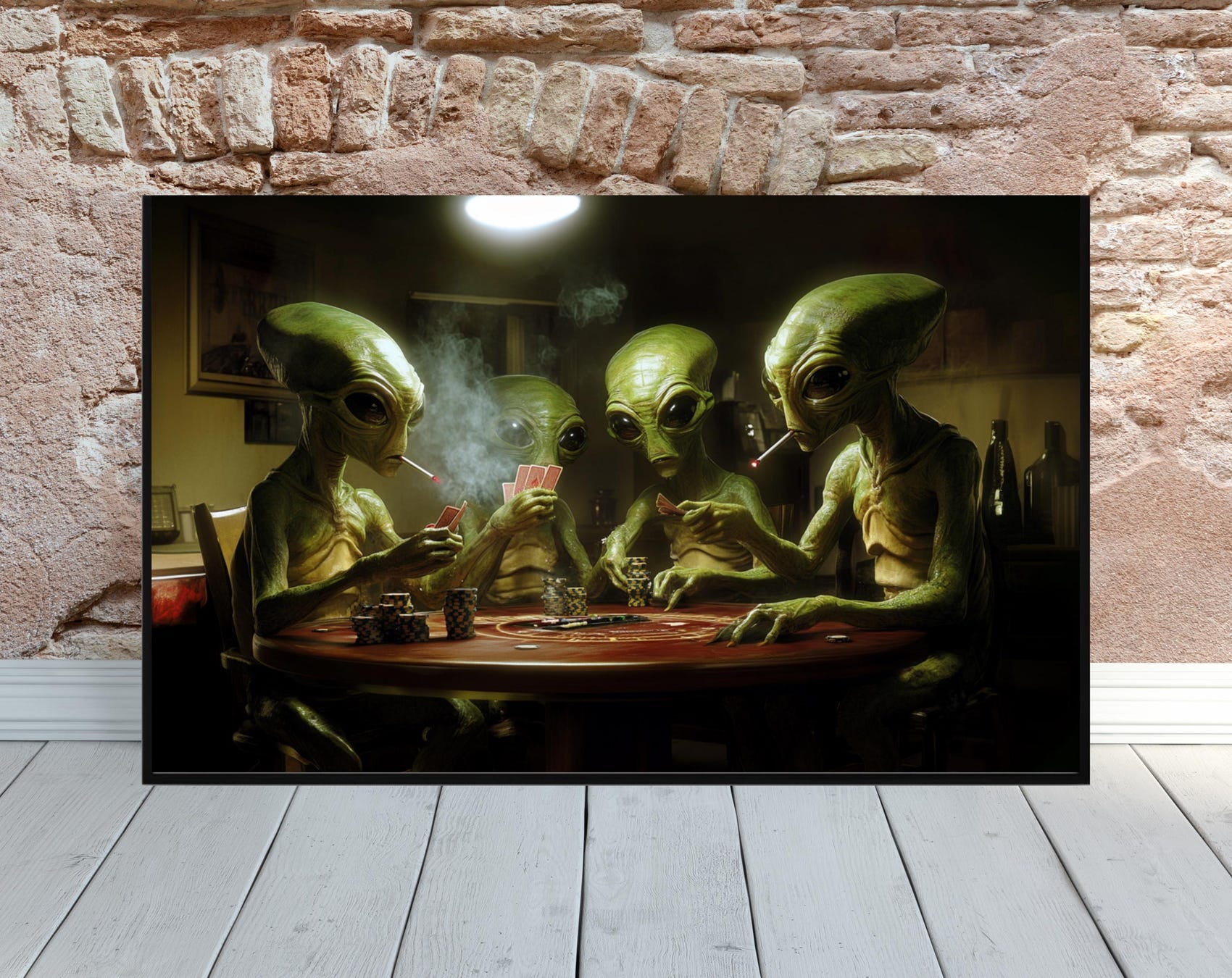Dopaprint UNFRAMED PAPER POSTER Ufo Wall Art Alien Wall Decor Surreal ...