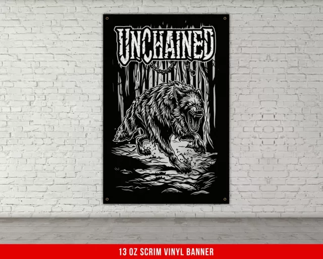 Dopaprint UNFRAMED PAPER POSTER Unchained Workout Motivation Wall Art - Home Gym Decor V2 Art ...