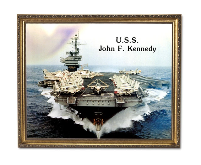 Dopaprint UNFRAMED PAPER POSTER Uss J.F. Kennedy Navy Carrier Cv-67 ...
