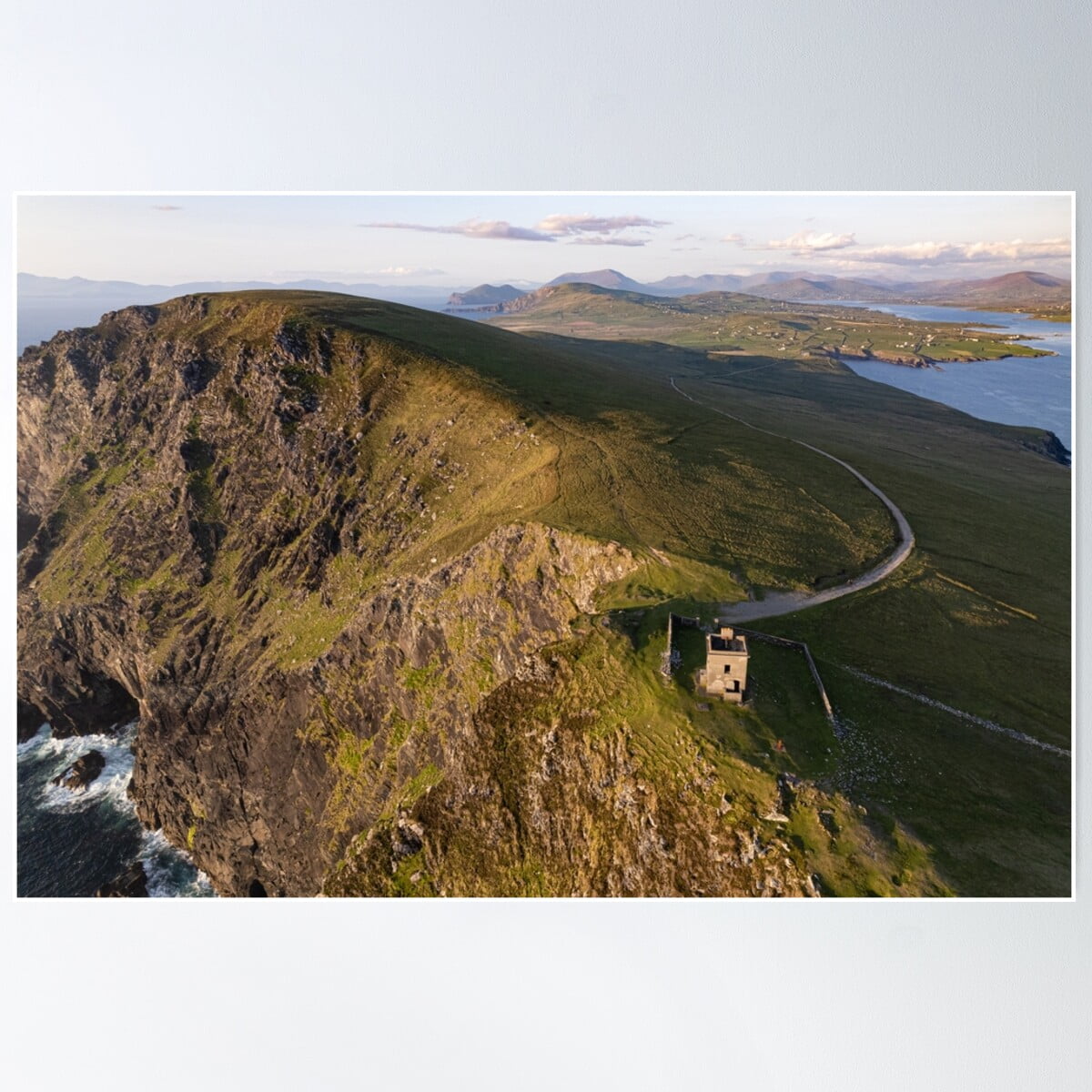 Dopaprint UNFRAMED PAPER POSTER Valentia Island From Bray Head Tower ...