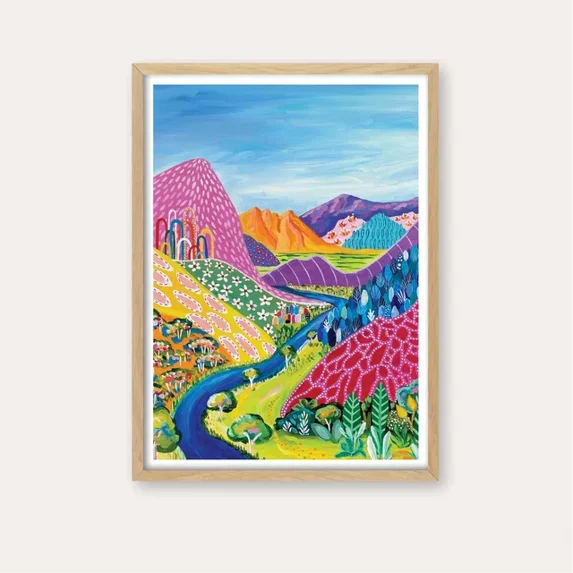 Dopaprint UNFRAMED PAPER POSTER Valley View Poster Art, Home Decor ...